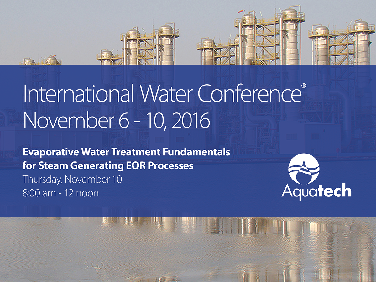 Aquatech Leads Two Workshops During The International Water Conference ...